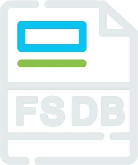 Fsdb Creative Icon Design 32682170 Vector Art At Vecteezy