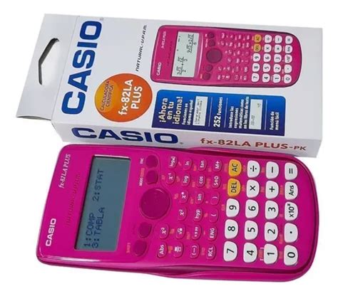 Calculadora Científica Casio Pink Fx 82la Plus Rosada X1 Und Cuotas