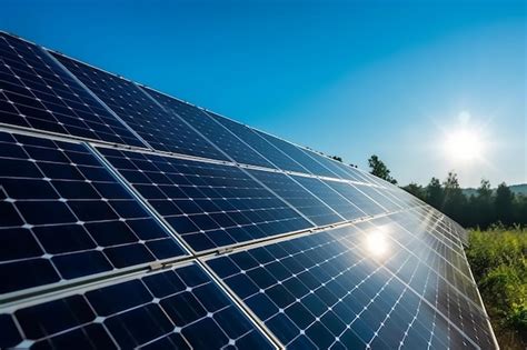 Premium Ai Image Solar Panels Green Energy Generative Ai