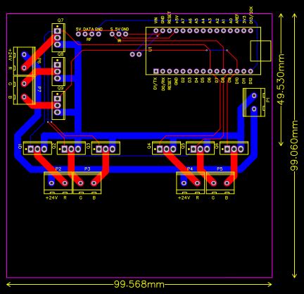 Led Controller Pcb EasyEDA Open Source Hardware Lab