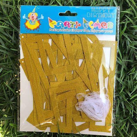 Chic Papier Gelukkige Verjaardag Banner Verjaardag Grandado