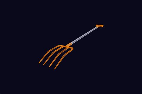 Farming Pitchfork 3d Model Cgtrader
