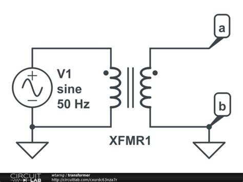 Transformer Circuitlab
