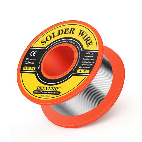 50g Solder Wire Tin 60 40 Rosin Core Tin 0 5 1 0 Καλάϊ κόλληση
