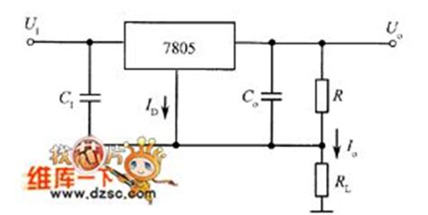 Three Terminal Integrated Voltage Regulator Constant Current Source Circuit Power Supply