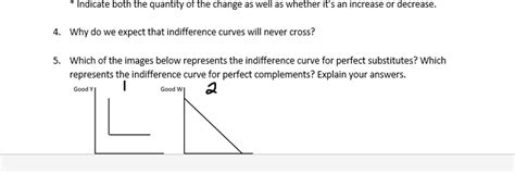 Solved 4 Why Do We Expect That Indifference Curves Will