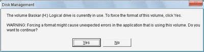 Eroare Format Windows Cannot Format This Drive