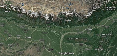 India Nepal Bhutan Plan Trans Border Conservation Area