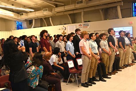 Honor Societies Induct New Members Saint Peters Prep
