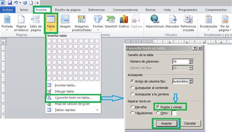 Convertir Texto En Tablas O Separar En Columnas
