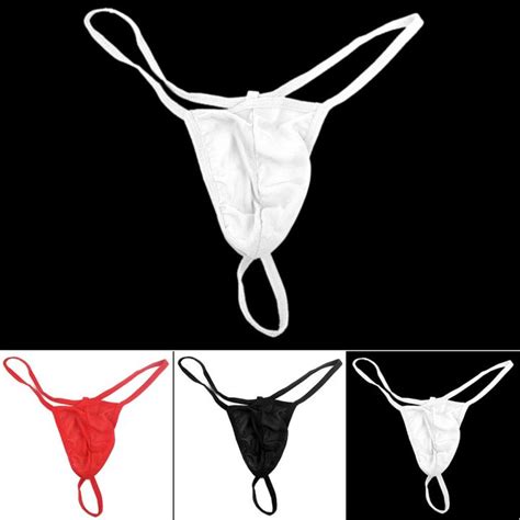 ชุดชั้นในชาย G String T Back กางเกงในทรงตองบิกินี่ตาข่ายชุดชั้นในผ้าสแ