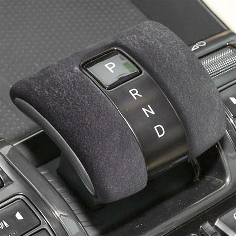 Clerancecarbon Black Black Grey Four Seasons Suede Leather Shift Lever