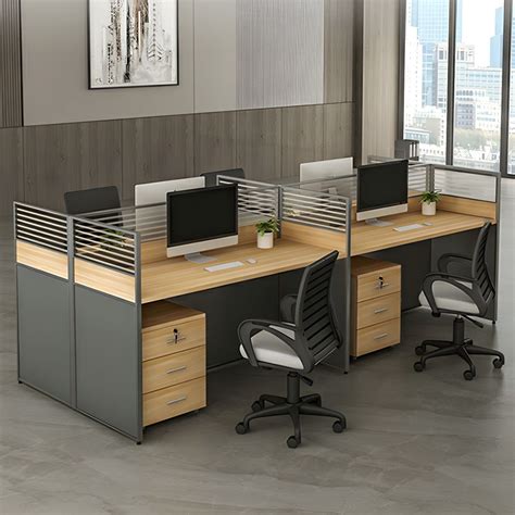Versatile Four User Workstation System Furniture Land
