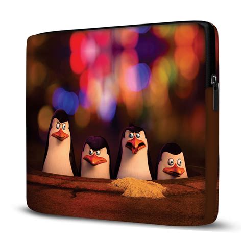 Capa Para Notebook Em Neoprene Cn Pinguins Madagascar Case Notebook