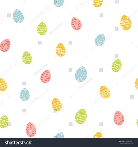 Easter Eggs Texture Seamless Ester Pattern Stock Illustration 1646613577
