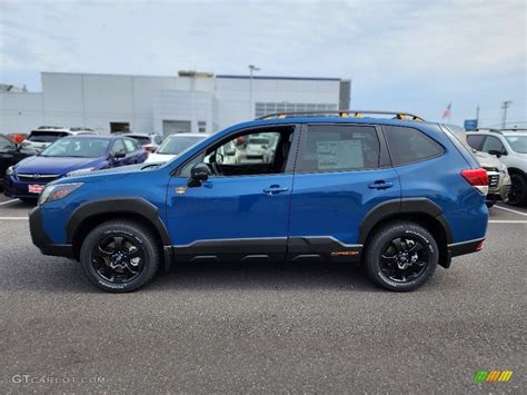 Geyser Blue 2023 Subaru Forester Wilderness Exterior Photo 145873004