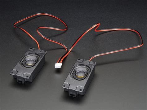 Stereo Enclosed Speaker Set W Ohm Adafruit Bol