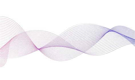 Premium Vector Abstract Purple Gradient Wave Element For Design Digital Frequency Track