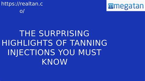 The Surprising Highlights Of Tanning Injections You Must Know By