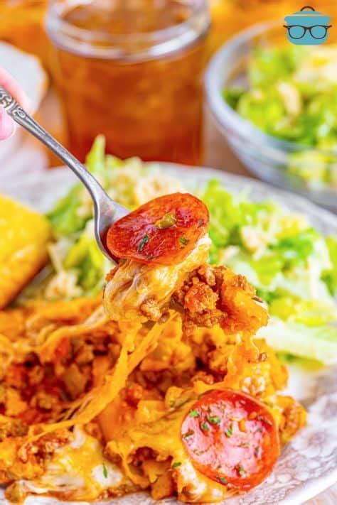 Puffy Pizza Casserole The Country Cook