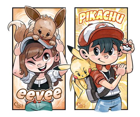 Pokemon Lets Go By Curly Artist On Deviantart