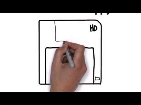 How To Draw A Floppy Disk YouTube