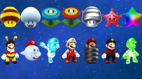 Super Mario Galaxy All Power Ups Youtube