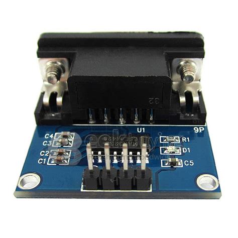 RS To TTL Female Serial Max To TTL Serial Module With Indicator Lamp