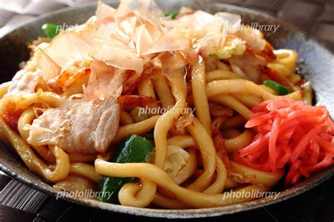 焼きうどん 写真素材 3500331 フォトライブラリー Photolibrary