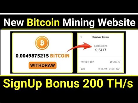 New BTC Mining WebSite New Bitcoin Mining Without Investment Free