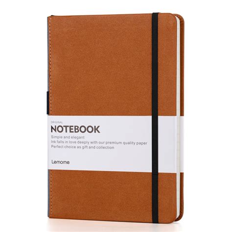 Lemome Grid Paper Notebook Lemome Hardcover Classic Notebook With Pen Holder