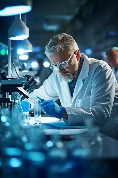 Premium Photo A Scientist Making A Groundbreaking Discovery In A