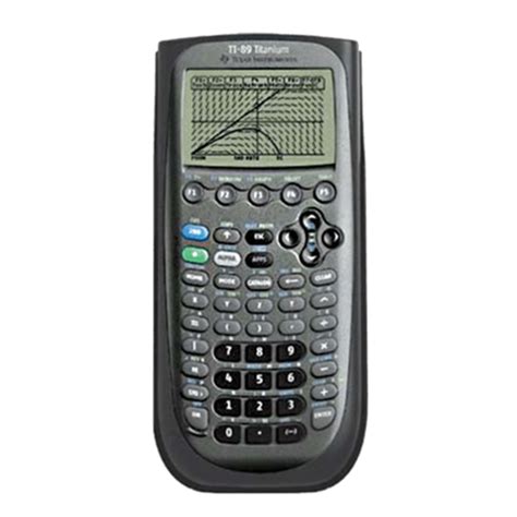 Ti 89 Titanium Graphing Calculator Usu Campus Store