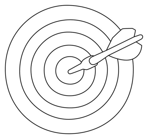 Bullseye Emoji Coloring Page Free Printable Coloring Pages