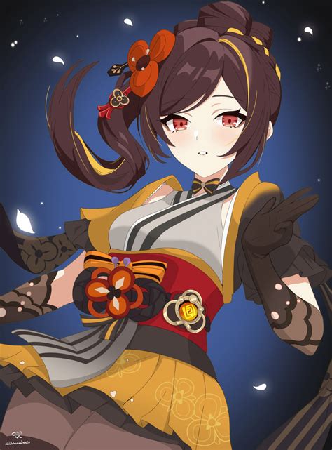 Chiori Art By Me Swap For Progression Rgenshinimpact
