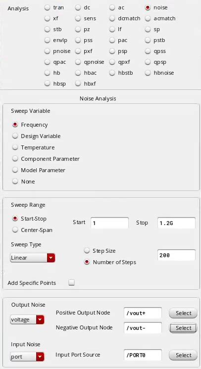 problem simulating noise figure of gm cell single ended rf design