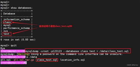 MySQL备份及恢复 CSDN博客