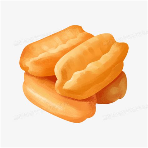手绘早餐早点油条免抠元素png图片素材下载早餐png熊猫办公