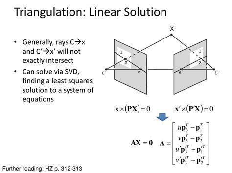 Ppt Stereo And Projective Structure From Motion Powerpoint