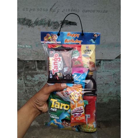 Jual Custom Label Plastik Snack Label Plastik Snack Lebaran Label