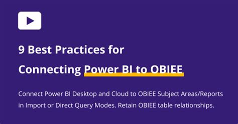 retain obiee joins in power bi bi connector