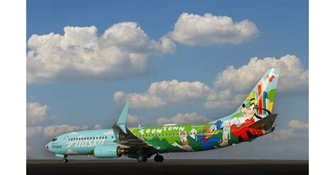 Alaska Airlines Debuts New Mickeys Toontown Themed Airplane
