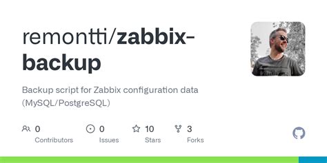 github remontti zabbix backup backup script for zabbix configuration