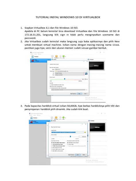Tutorial Instal Windows 10 Di Virtualbox Pdf