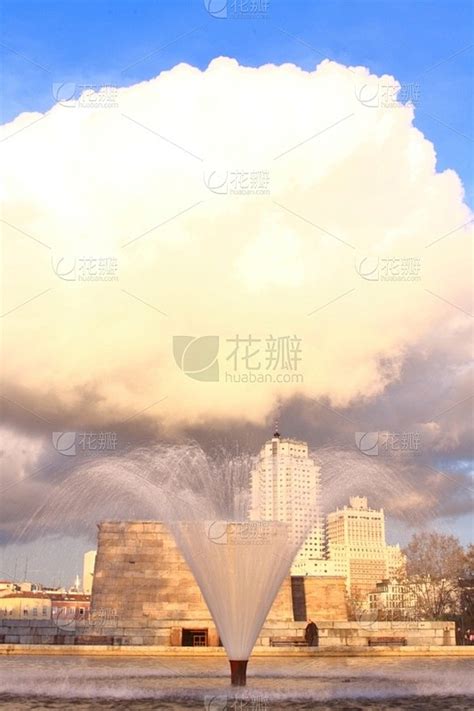 云 巨大的 真爱永恒 魔法女神伊西斯 马德里 垂直画幅 冰淇淋 水 美 公园