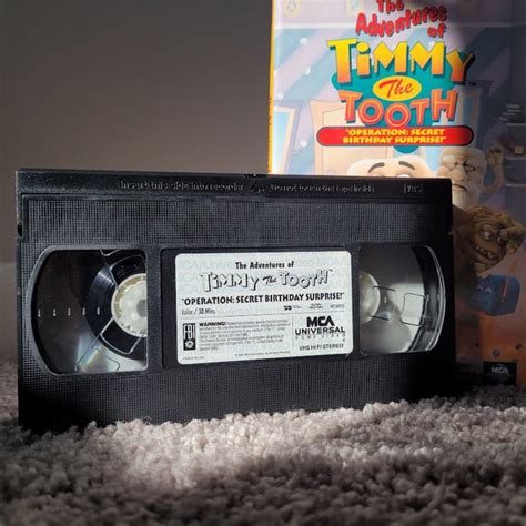 Timmy The Tooth Operation Secret Birthday Surprise Vintage Vhs Etsy