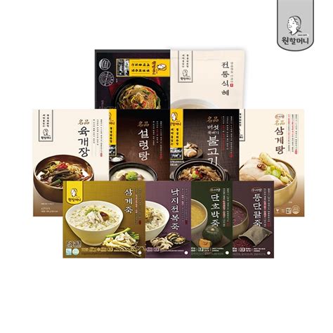 원할머니 여름간편식 명품국탕류 육개장 600g 외 삼계탕 삼계죽 보양식 모음전 티몬
