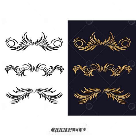 طرح وکتور بته جقه ای و سنتی اروپا Vector Design Illustration Cards