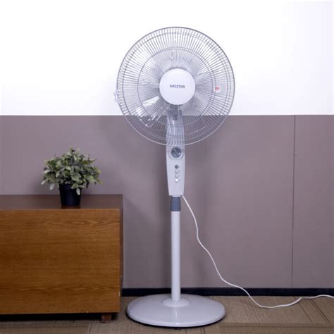 Krypton 16 Oscillating Stand Fan 3 Speeds Floor Standing