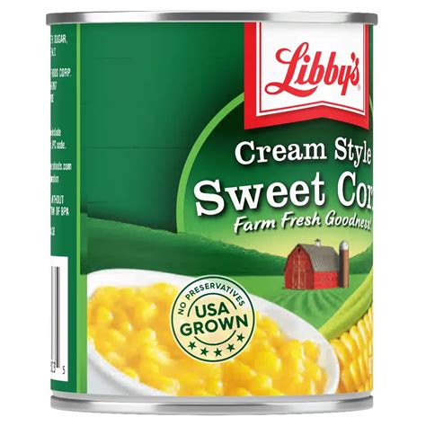 Cream Style Sweet Corn 85 Oz Libbys Vegetables